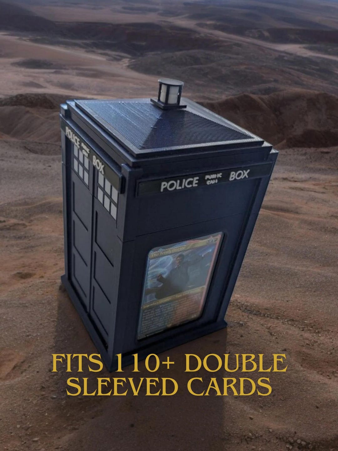 Doctor Who TARDIS MTG Deck Box: Sound & Light, Commander Slab, 100 ...