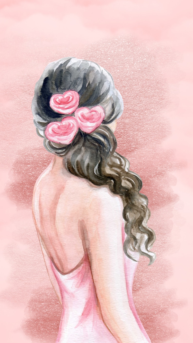 Pink and Red Phone Wallpaper for Ios or Android. - Etsy