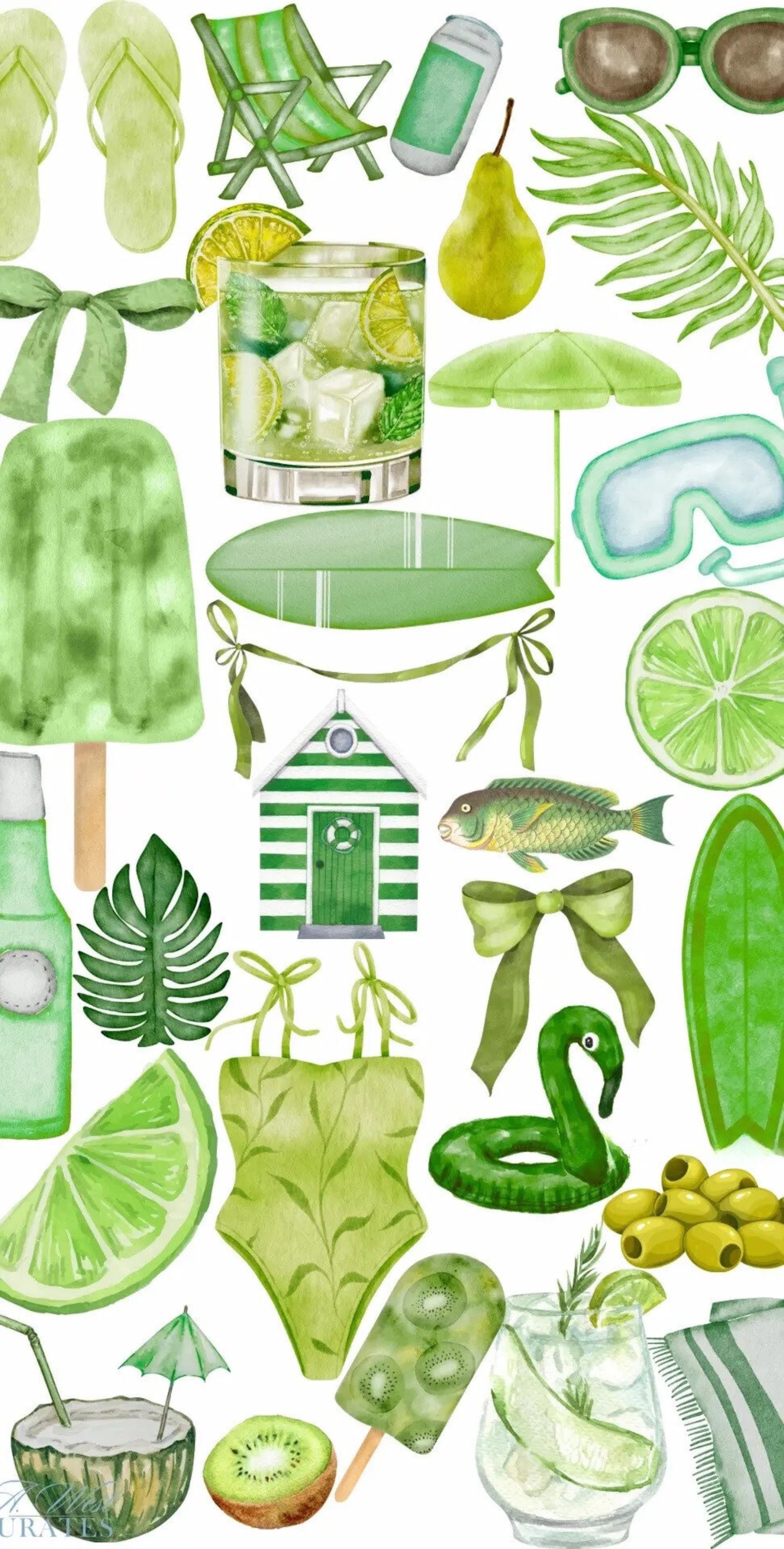 Summer Phone Wallpaper Set - Etsy