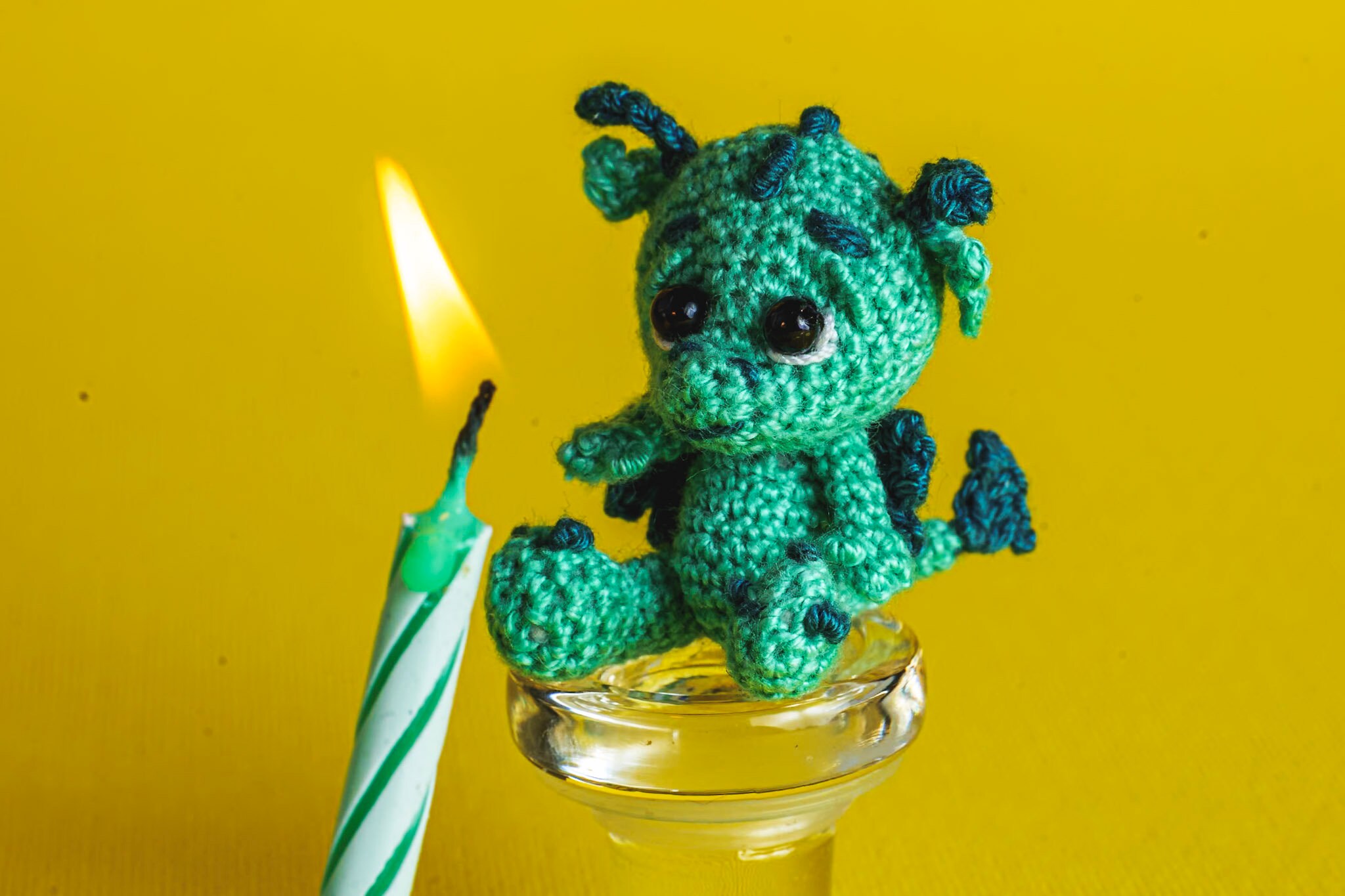 Cute Mini Dragon, Mini Crochet Pattern, Mini Dragon Amigurumi, Tiny ...