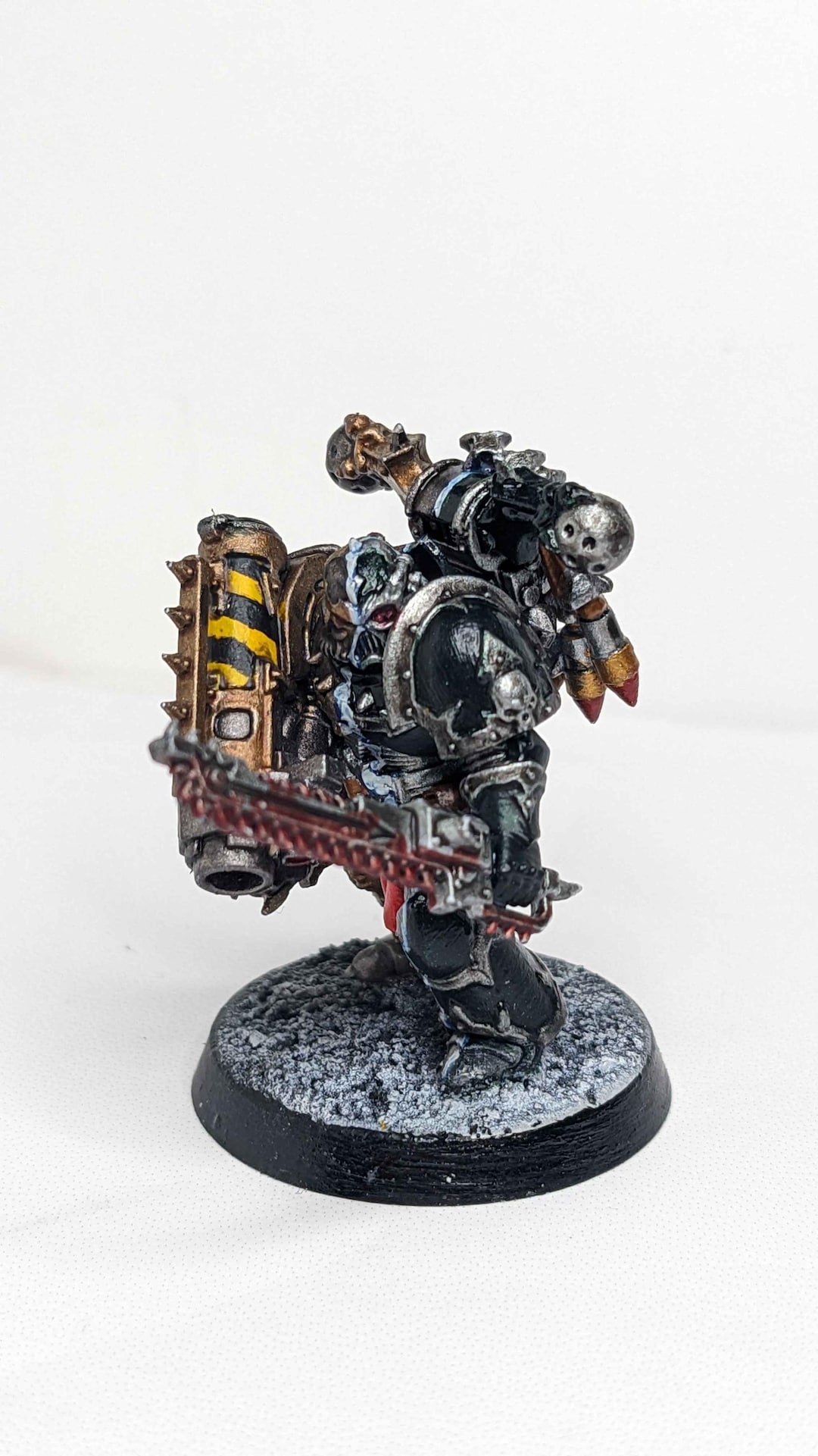 Painted Chaos Warhammer 40k Miniature Commission, Kitbashed - Etsy