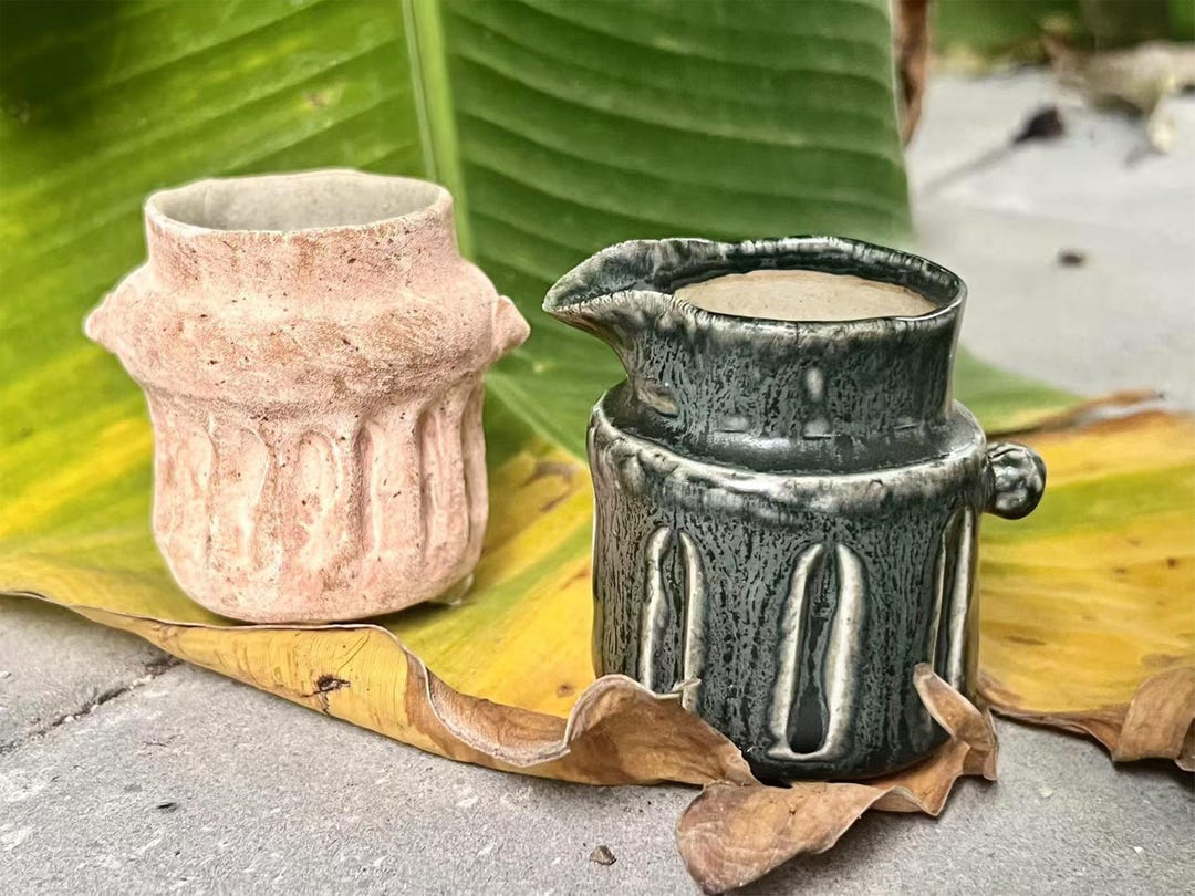 Unique Mini Mommy Pot Barbed Air Plant Pot Gift for Mom, Mini Ceramic ...