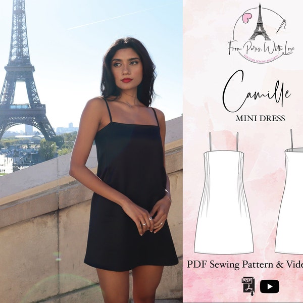 Mini Dress Sewing Pattern - Etsy