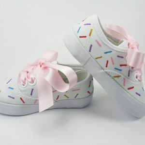 Sprinkle Shoes Rainbow Candy Hand Painted Sneakers for Baby - Etsy