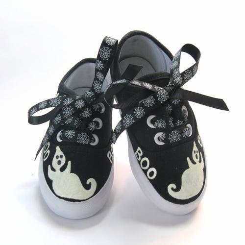 Hand PAINTED HALLOWEEN SHOES Jack O Lantern Shoes | Etsy