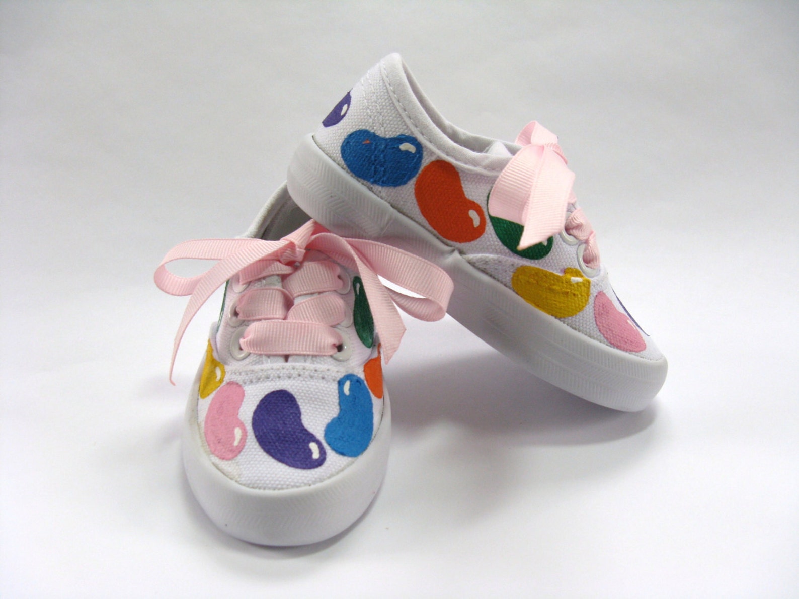 Candy Shoes Birthday Party or Easter Sneakers Hand Painted | Etsy