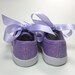 Purple Glitter Shoes Hand Painted Sparkled Sneakers for Baby - Etsy