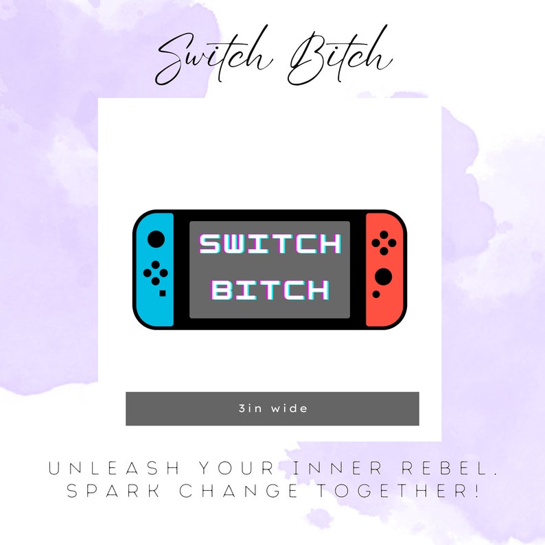Switch Bitch Sticker - Etsy