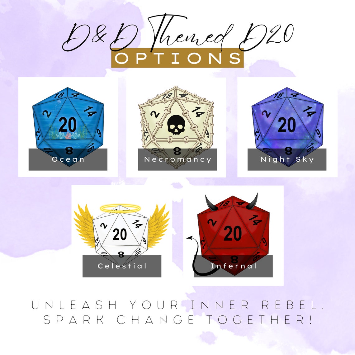D&D Themed D20 Stickers - Etsy