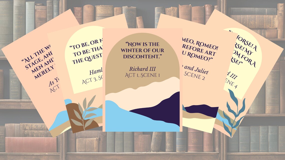 Shakespeare Quote Posters | English Class Shakespeare Quote Posters ...