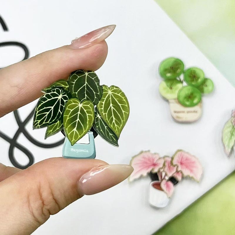 Plant Magnet - Etsy