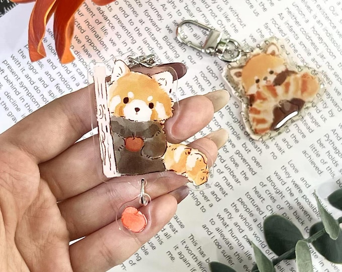 Red Panda Keycaps - Etsy