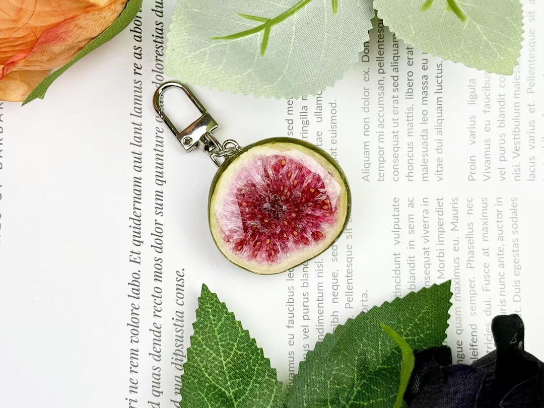 Fruit Keychain for Bag Charm Gift for Her, Kawaii Lemon/strawberry/kiwi ...
