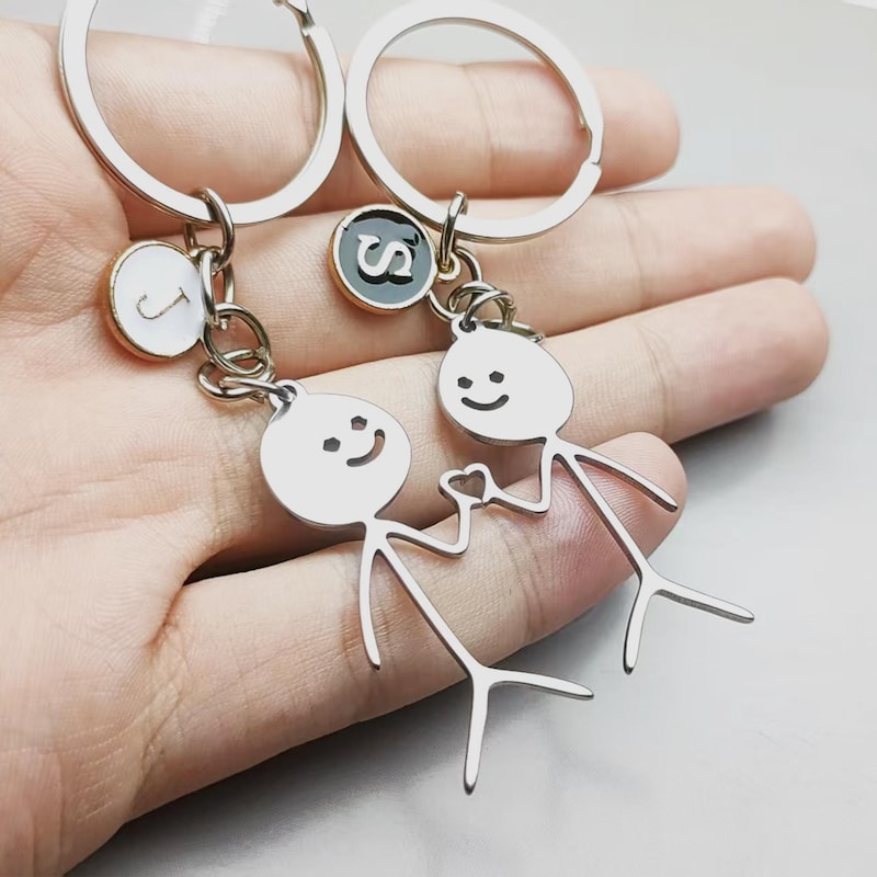 Cute Figure Keyring - Etsy