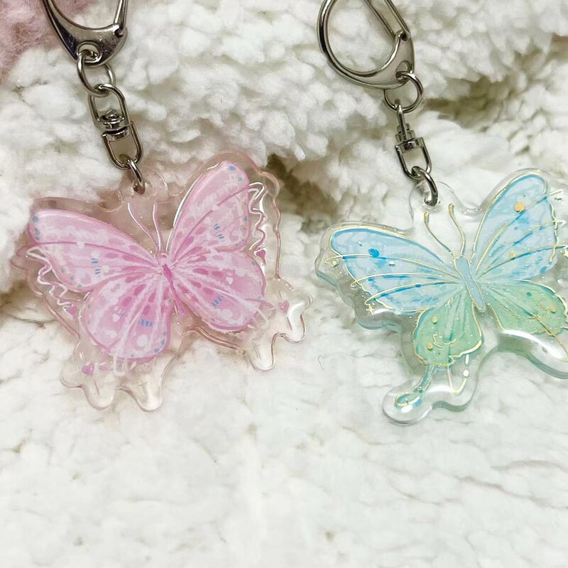 Butterfly Keychain - Etsy