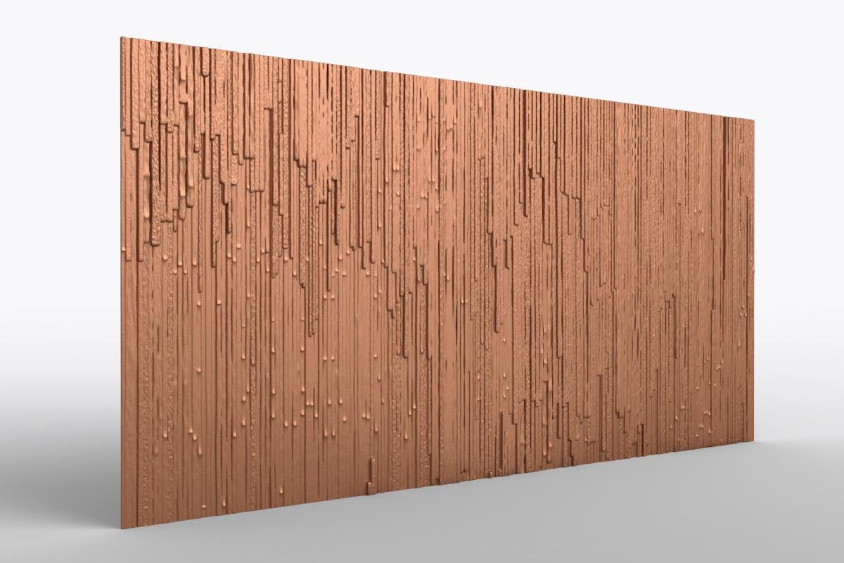 3D Concrete Texture STL for CNC Routing High Resolution Clean Carve ...