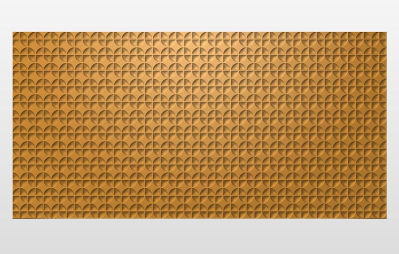 3D Concrete Texture STL for CNC Routing High Resolution Geometric Panel ...