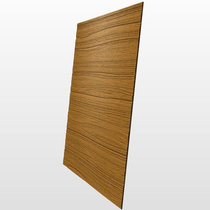 3D Wood Texture STL File for CNC | Realistic Woodgrain Pattern ...