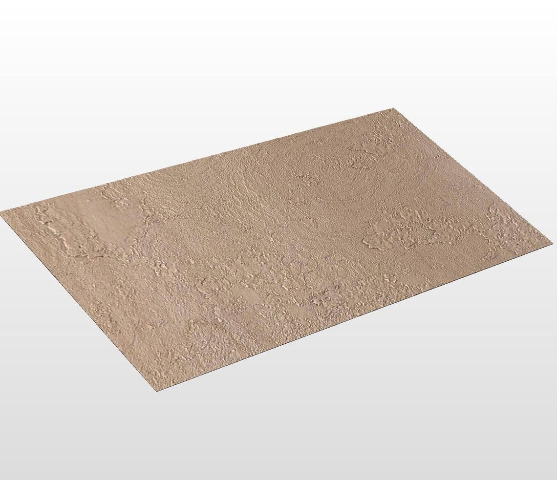 3D Concrete Texture for CNC | Realistic Concrete Pattern STL File ...