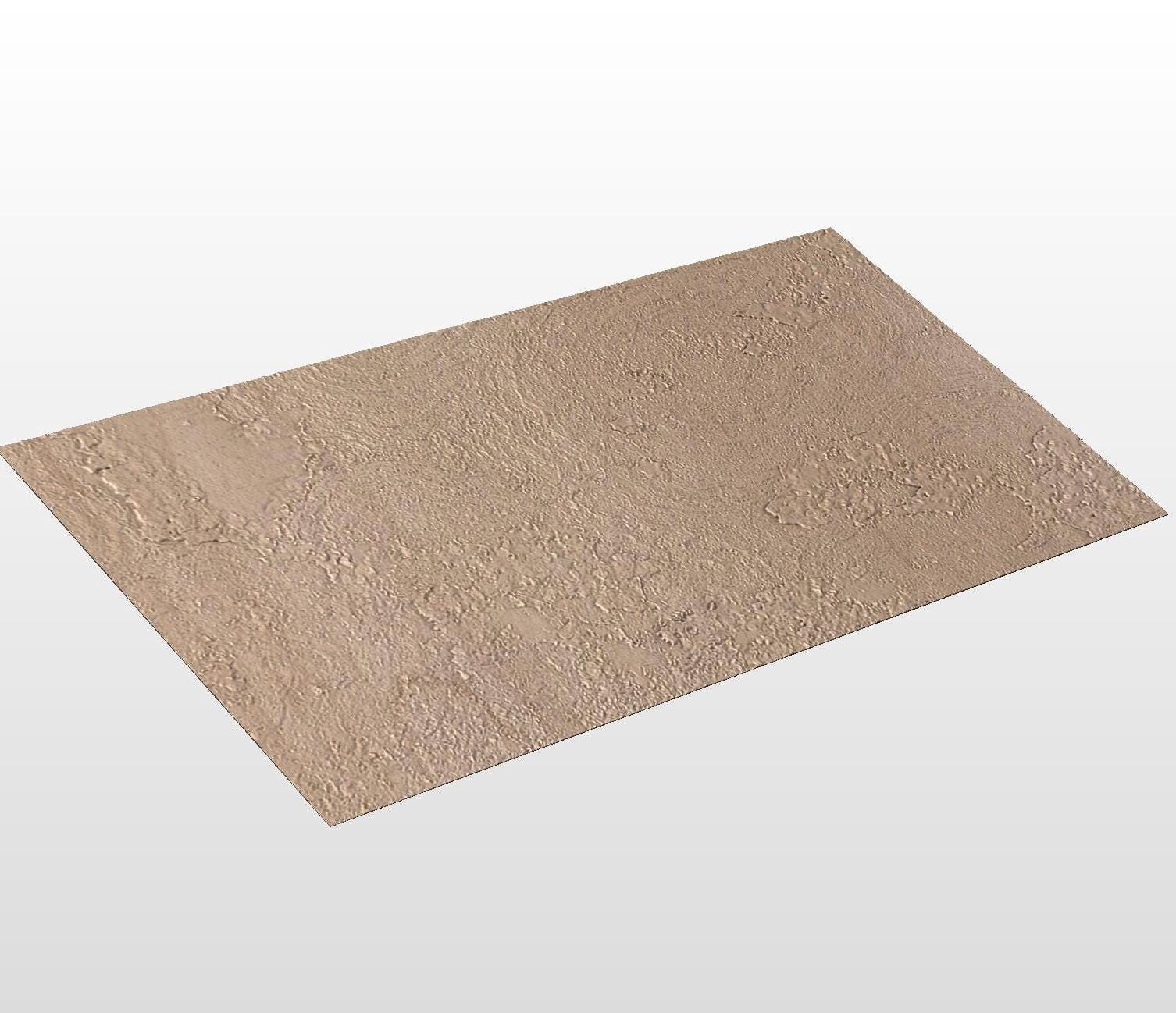 3d Concrete Texture For Cnc Realistic Concrete Pattern Stl File Custom Wall Panels Sign