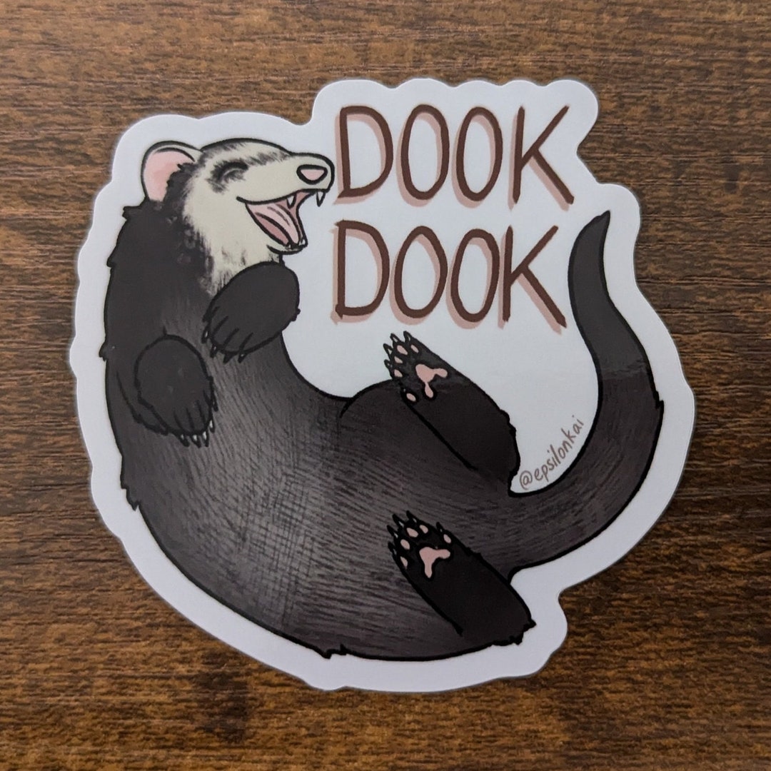 Ferret 3 Sticker dook Dook - Etsy