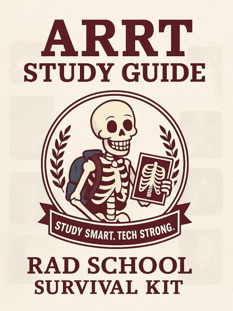 ARRT Study Guide - Rad School Survival Kit Series - Etsy
