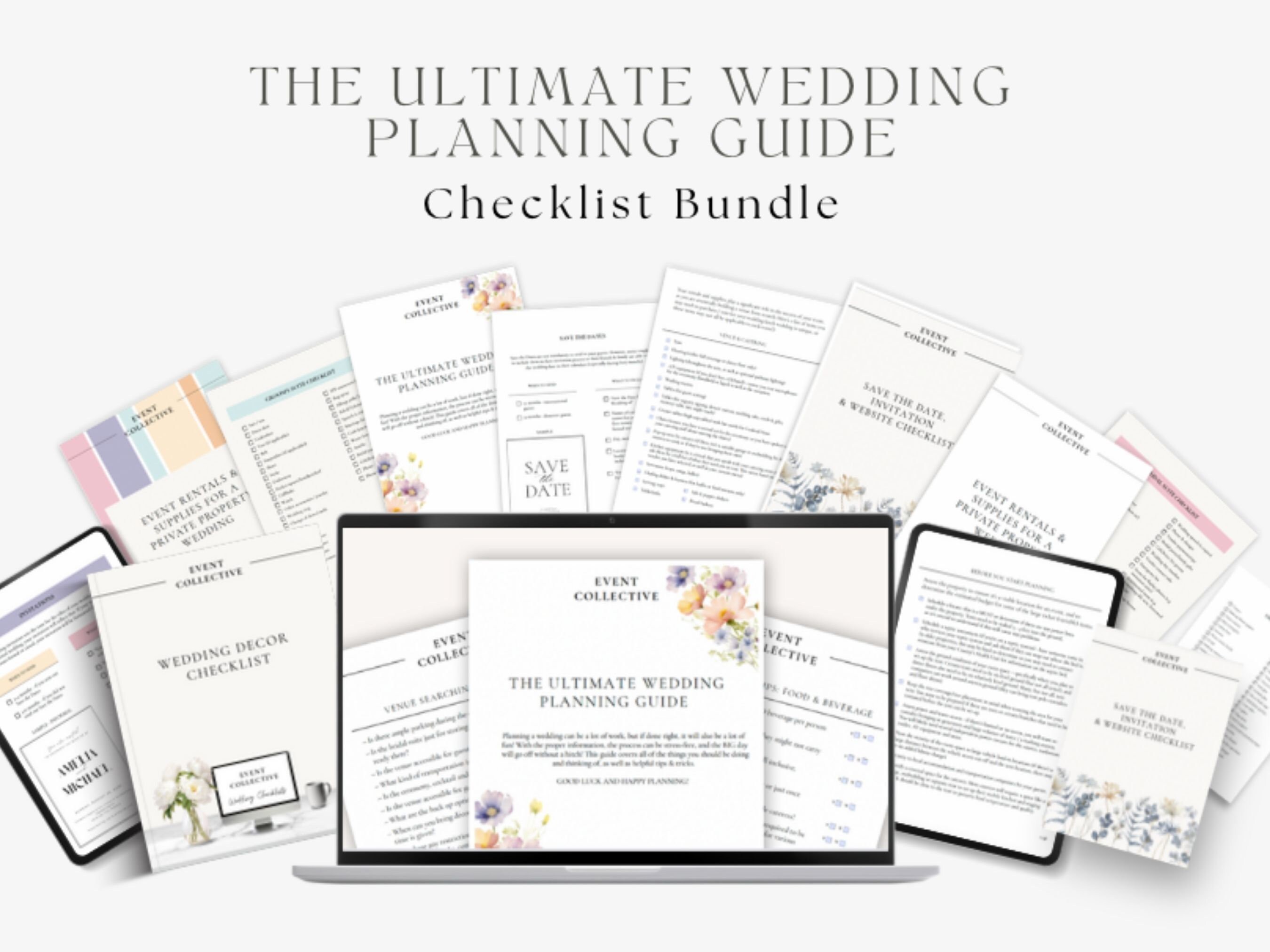 Ultimate Wedding Planning Checklist Printable, Bestseller Wedding ...