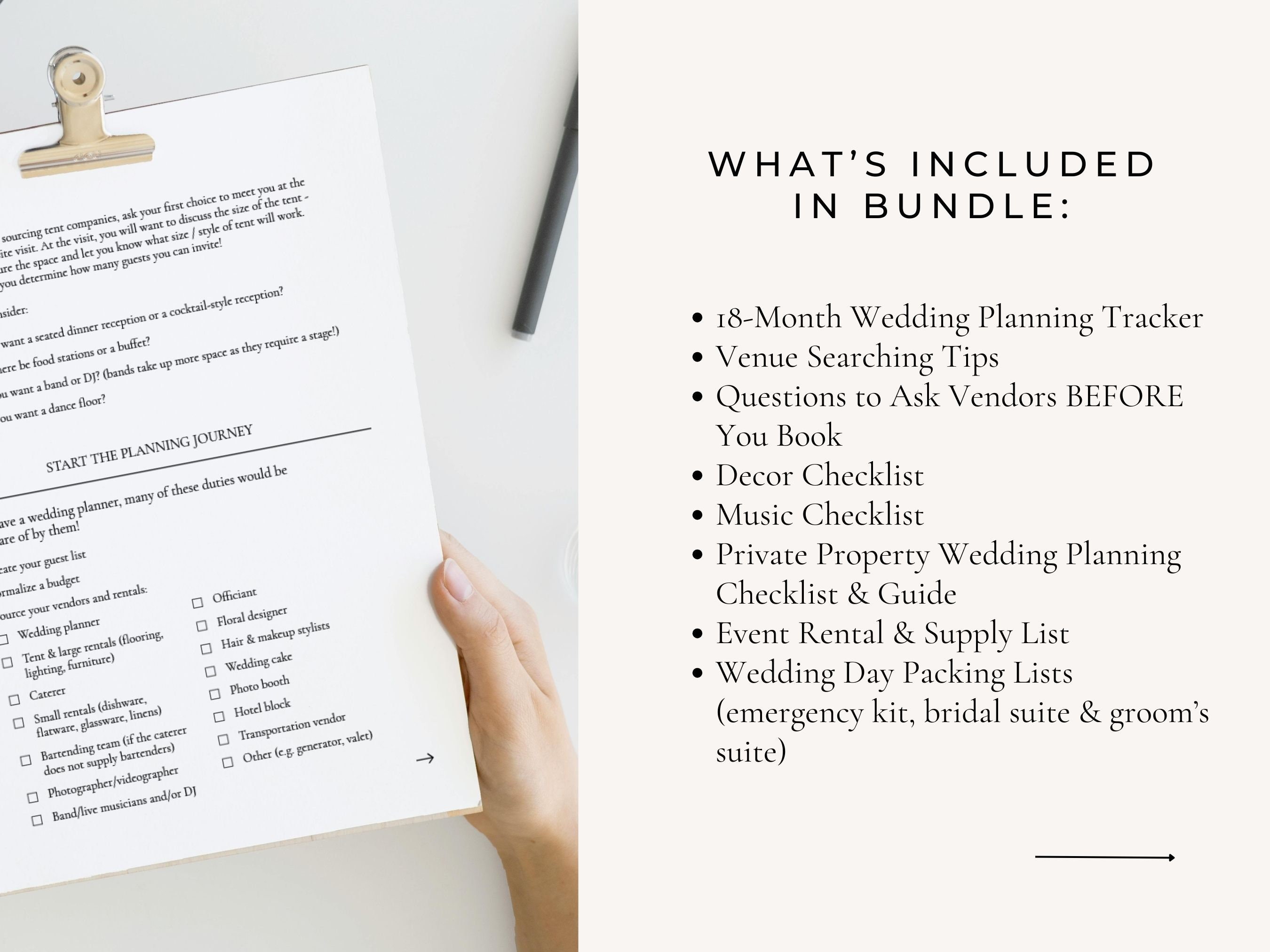 Ultimate Wedding Planning Checklist Printable, Bestseller Wedding Planner Bundle, Wedding ...