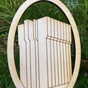 Michigan Tech MTU MEEM Houghton MI Michigan Wood Ornament - Etsy