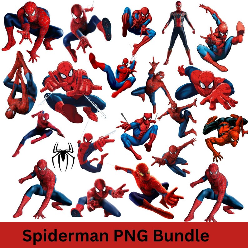 Spiderman Png,retro the Amazing Spiderman Png,spiderman Png Bundle ...