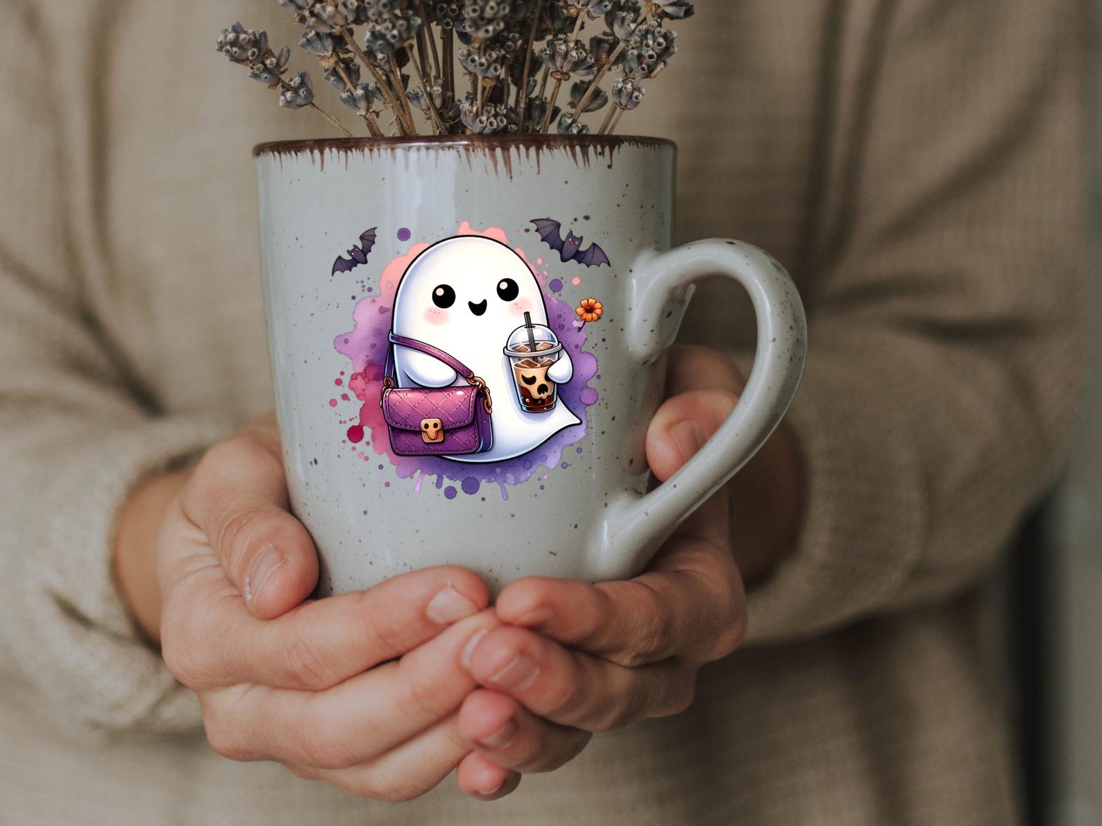 Retro Coquette Halloween Png, Retro Floral Ghosts Png, Cute Halloween ...