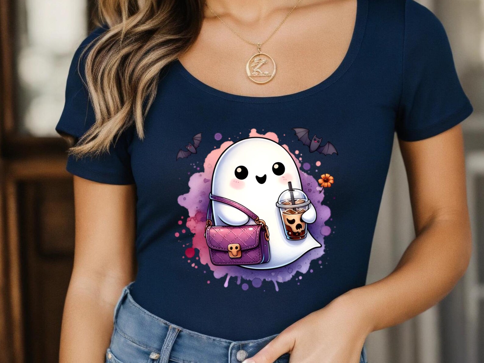 Retro Coquette Halloween Png, Retro Floral Ghosts Png, Cute Halloween ...