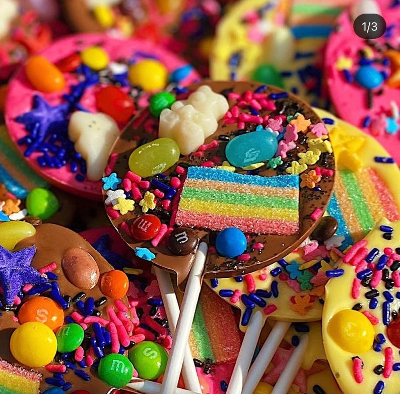 Chocolate Candy Lollipops - Etsy