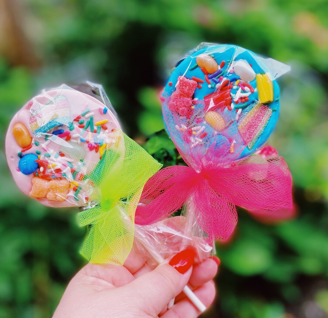 Chocolate Candy Lollipops - Etsy