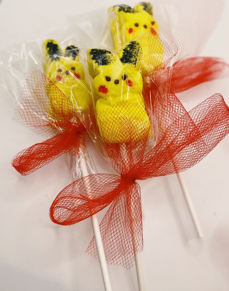 Pikachu Marshmallow Lollipops - Etsy