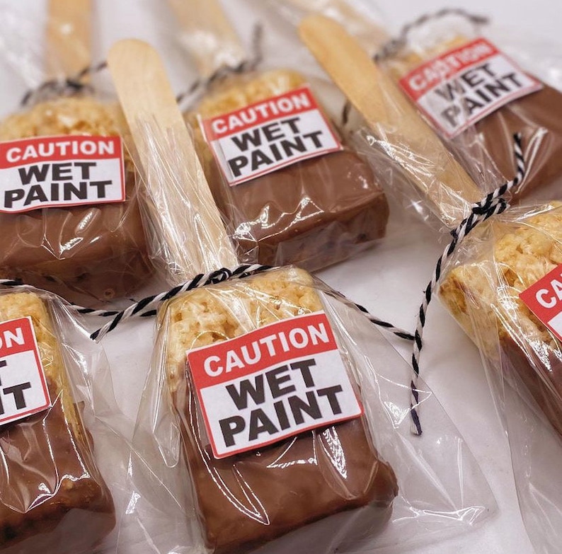 Construction Themed Rice Kripy Treats - Etsy