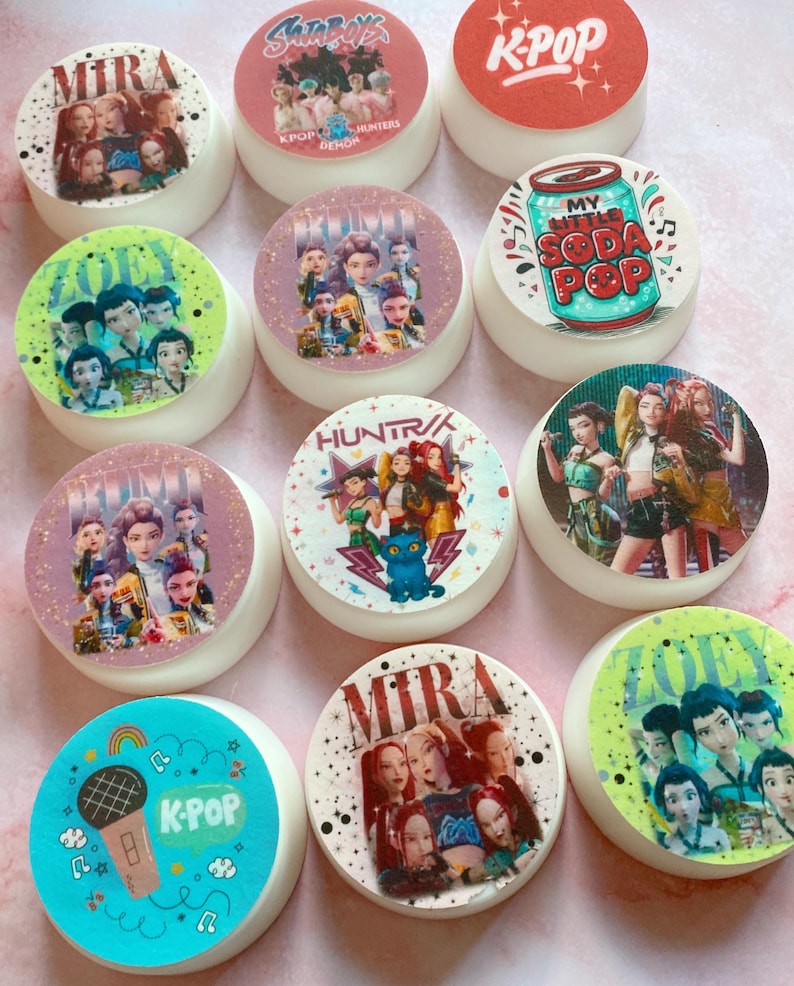 K-pop Inspired Mira, Rumi, Zoey Custom Oreos | Edible Image Cookies ...