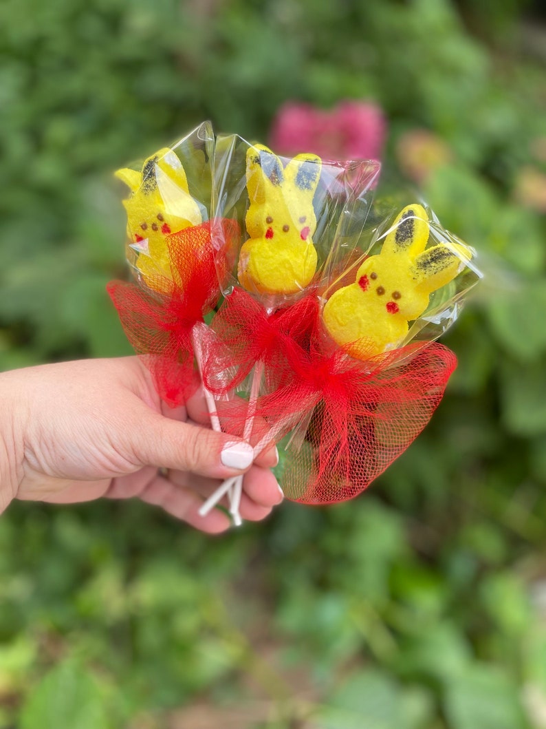 Pikachu Marshmallow Lollipops - Etsy