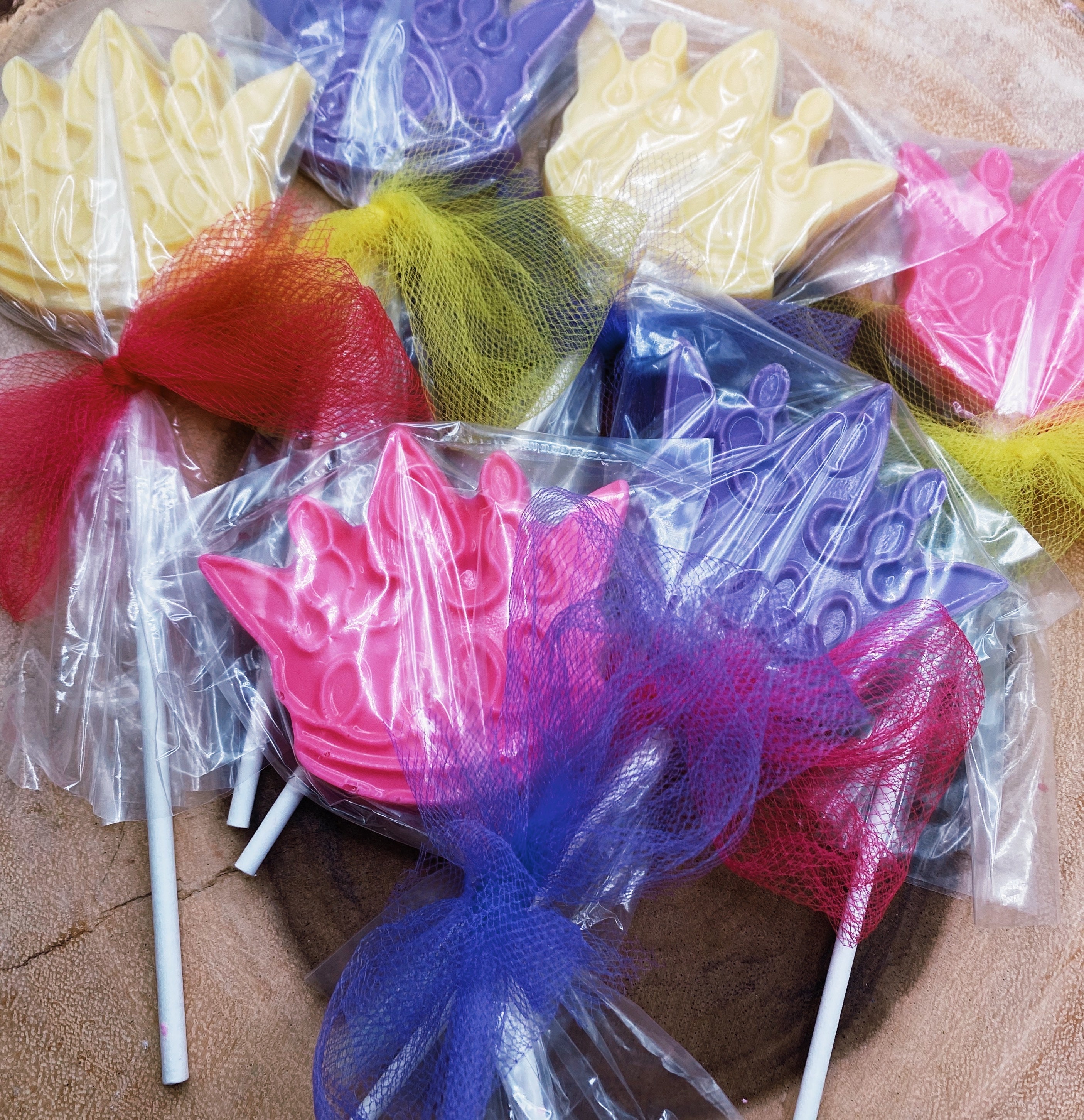 Princess/crown Chocolate Lollipop - Etsy