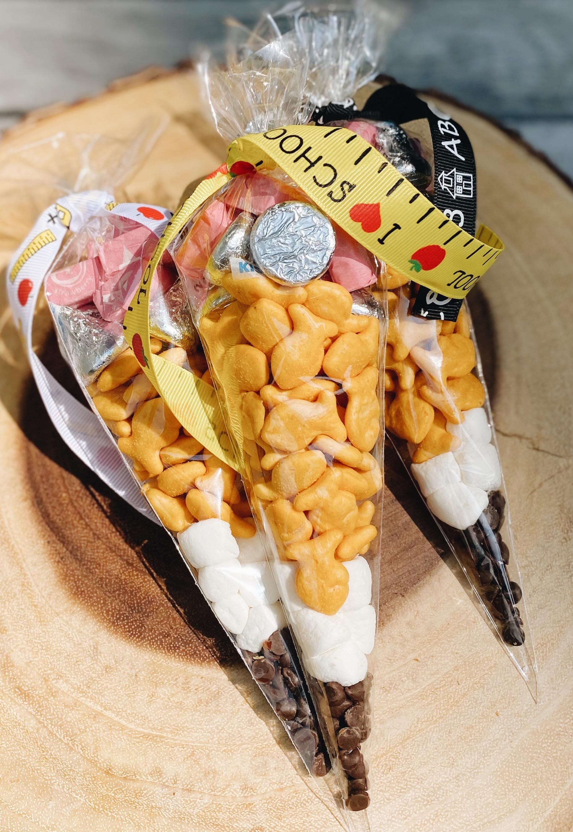 Back to School Pencil Shaped Treats Bags (set of 3) - Etsy