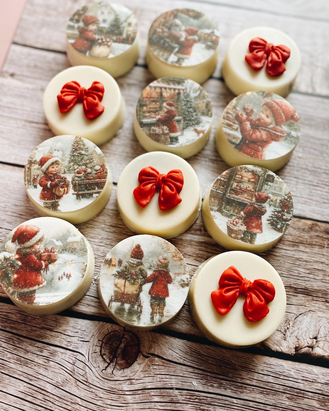 Holiday Town Chocolate Covered Oreos: Festive Christmas Treats - Etsy