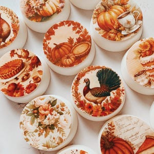 Thanksgiving Chocolate Covered Oreos: Fall Harvest Edible Image Cookies ...