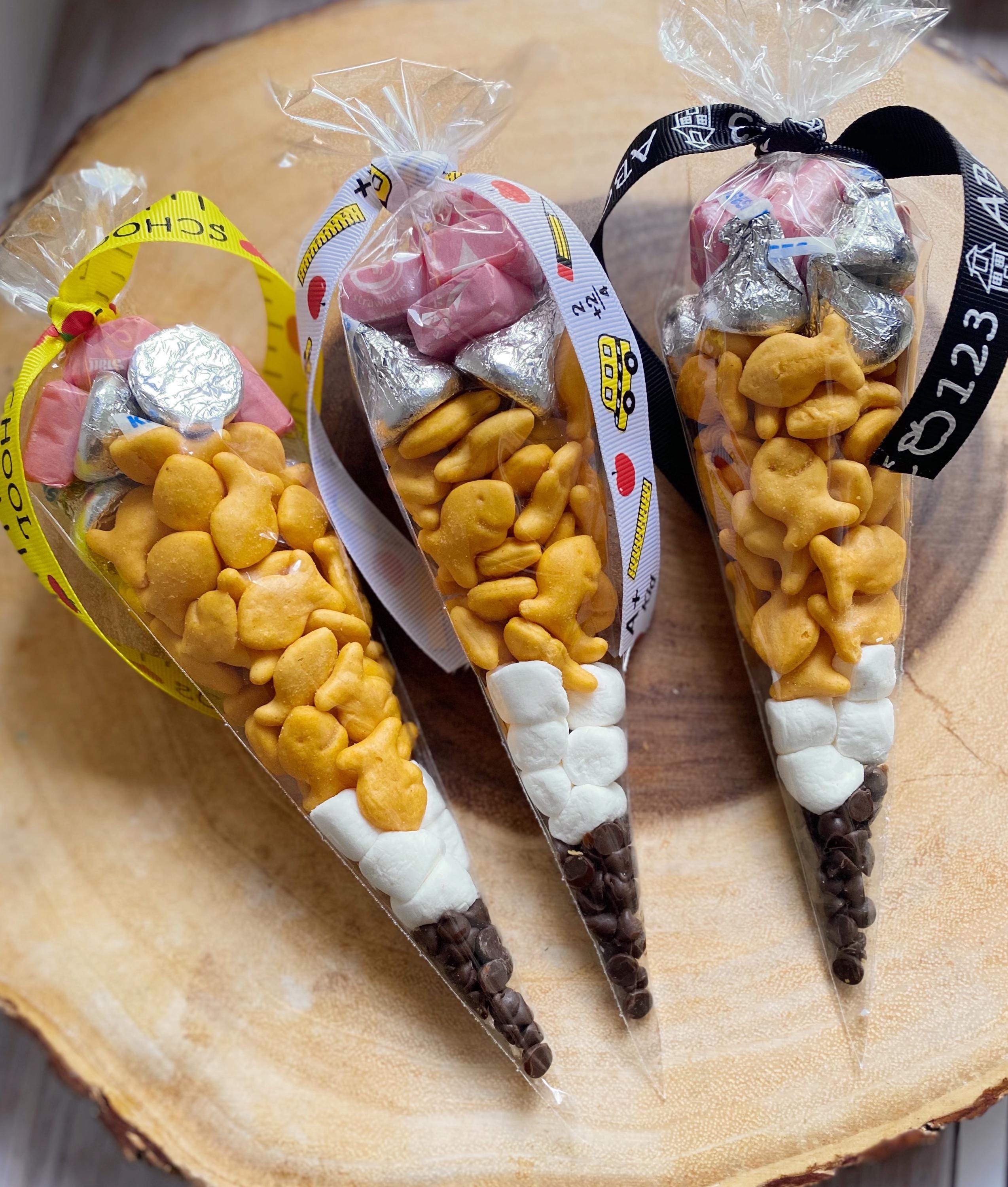 Back to School Pencil Shaped Treats Bags (set of 3) - Etsy