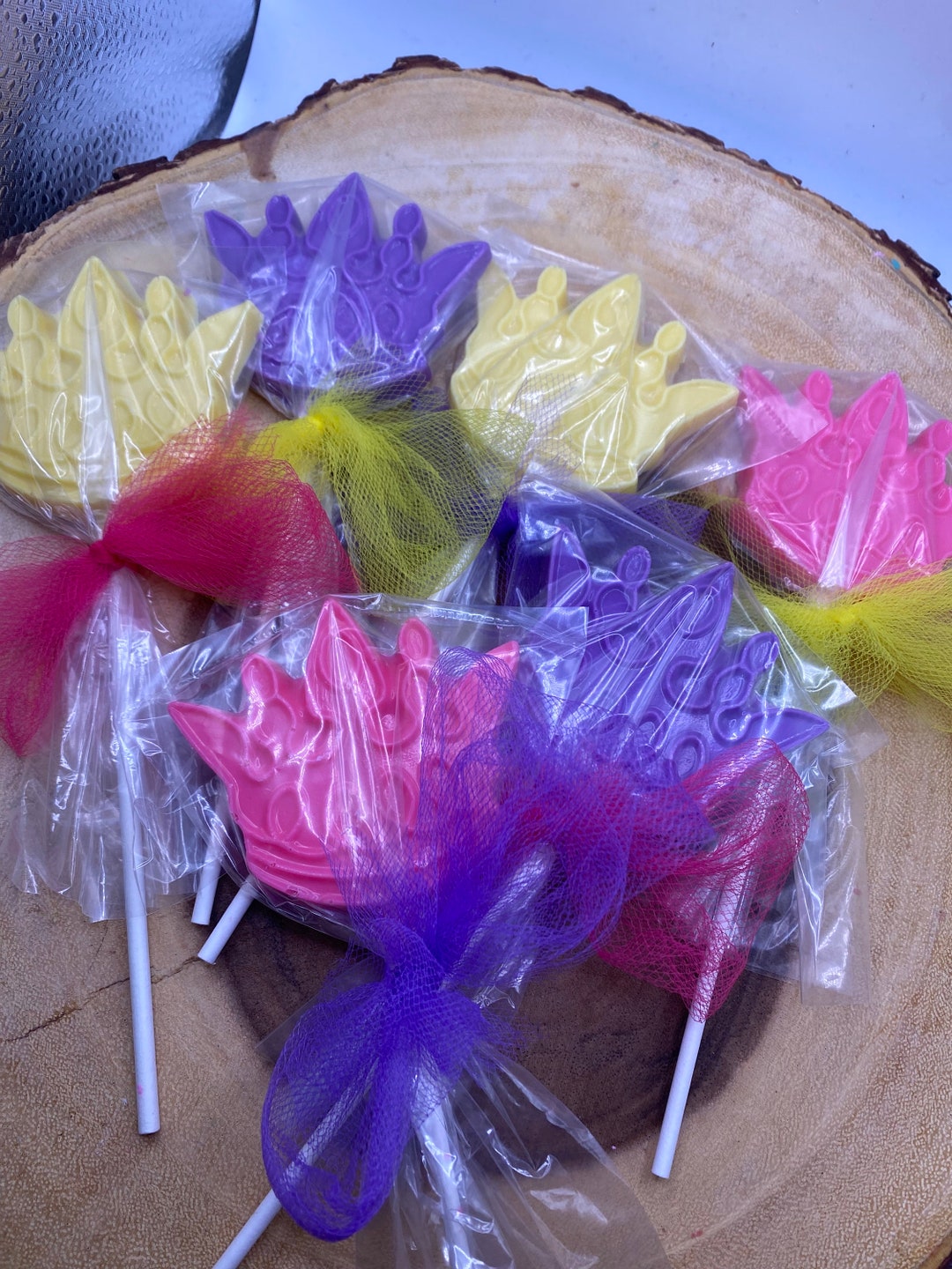 Princess/crown Chocolate Lollipop - Etsy
