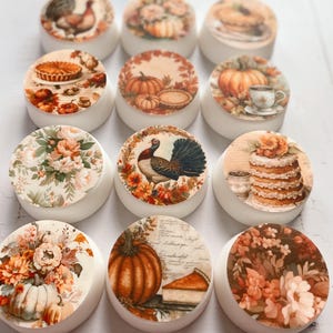 Thanksgiving Chocolate Covered Oreos: Fall Harvest Edible Image Cookies ...