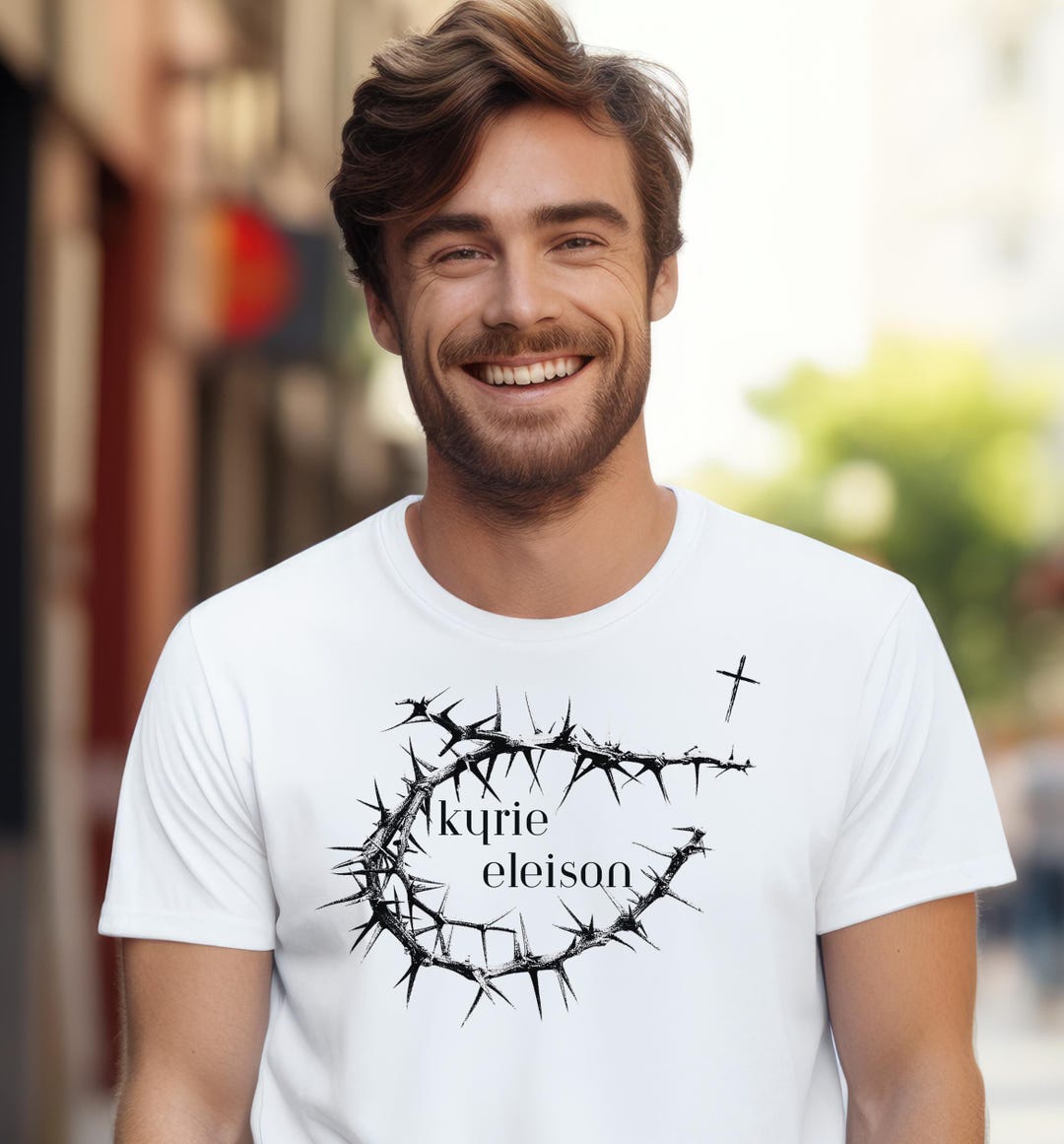 Kyrie Eleison Christian Shirt Birthday Gift Graduate Gift Fathers Day ...