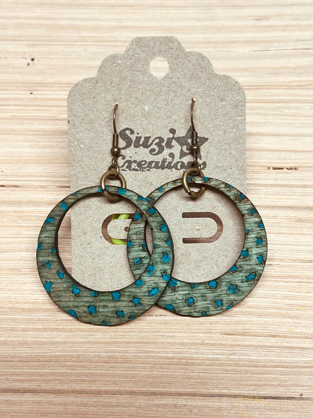 Cheetah Hoop Earrings Digital File SVG - Etsy