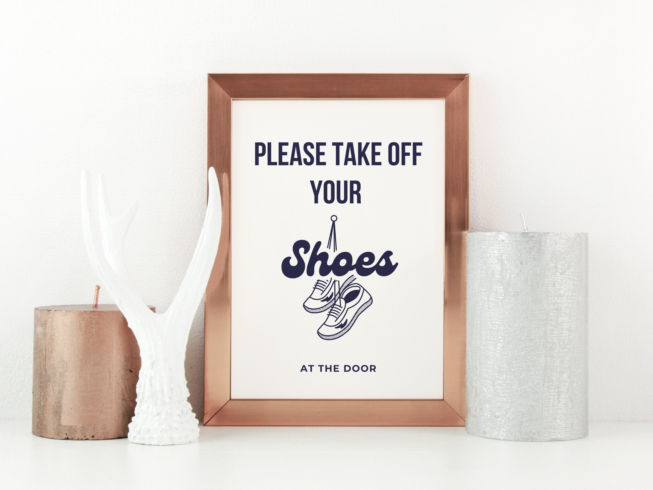 Airbnb Take off Shoes Sign Printable PDF Editable Canva Template ...