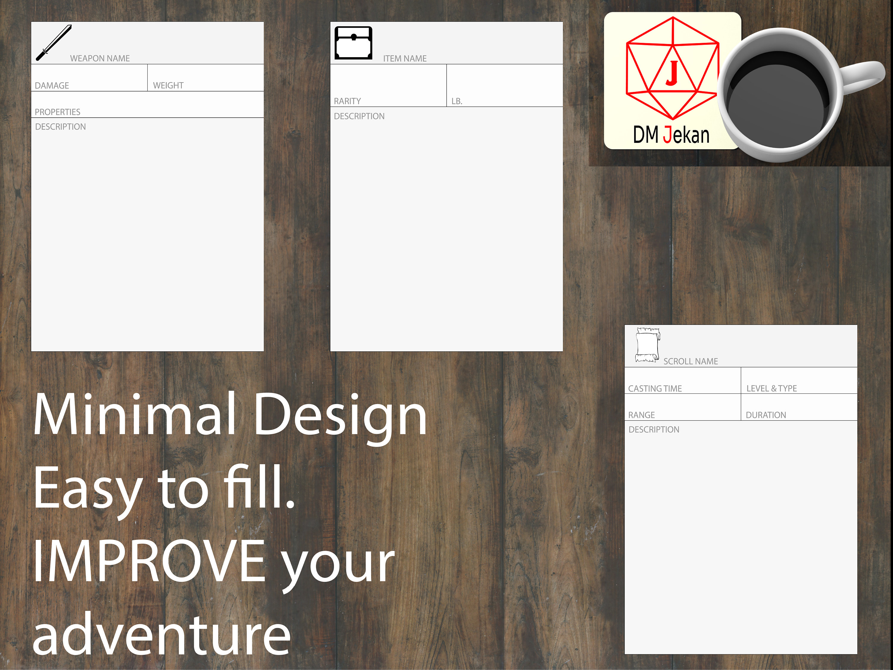 Ultimate Card Bundle for D&D 5e - Digital Download and Printable Pdfs ...