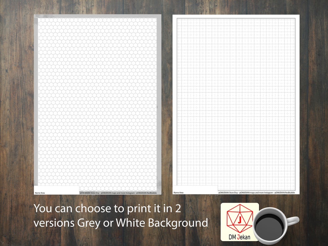 Map Grid Bundle | Printable Grids for D&D | Dungeons and Dragons Dnd 5e ...